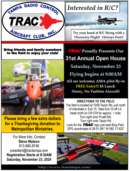 www.TRACTampa.com TRAC Events